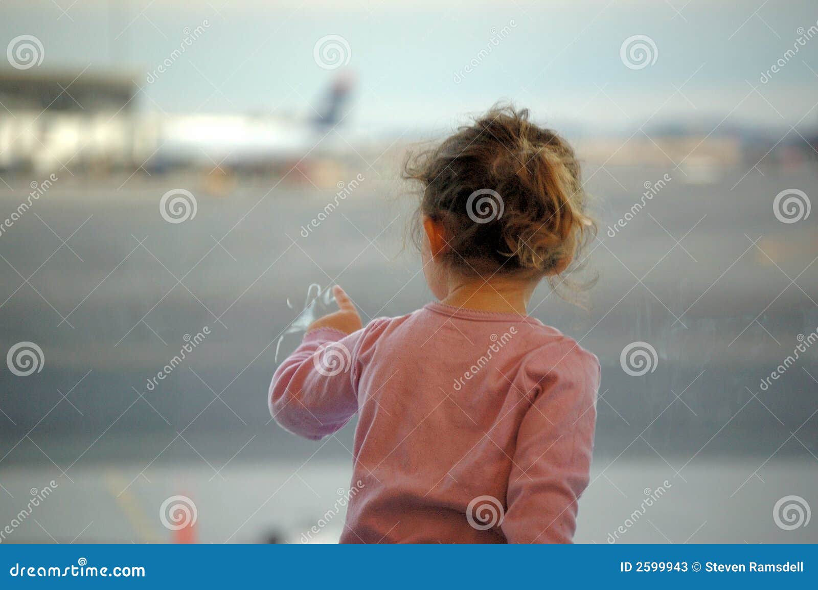 Girl waiting stock image. Image of runway, girl, child - 2599943