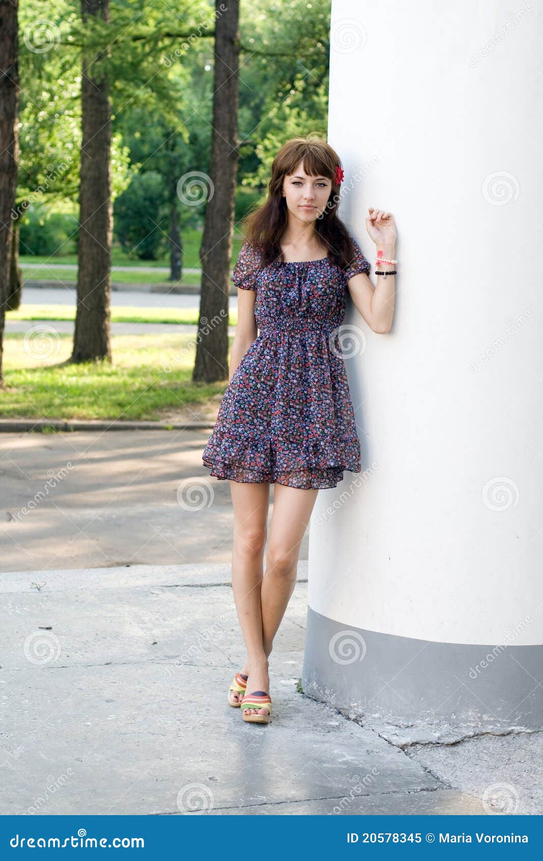 Girl walking stock image. Image of portrait, people, nature - 20578345