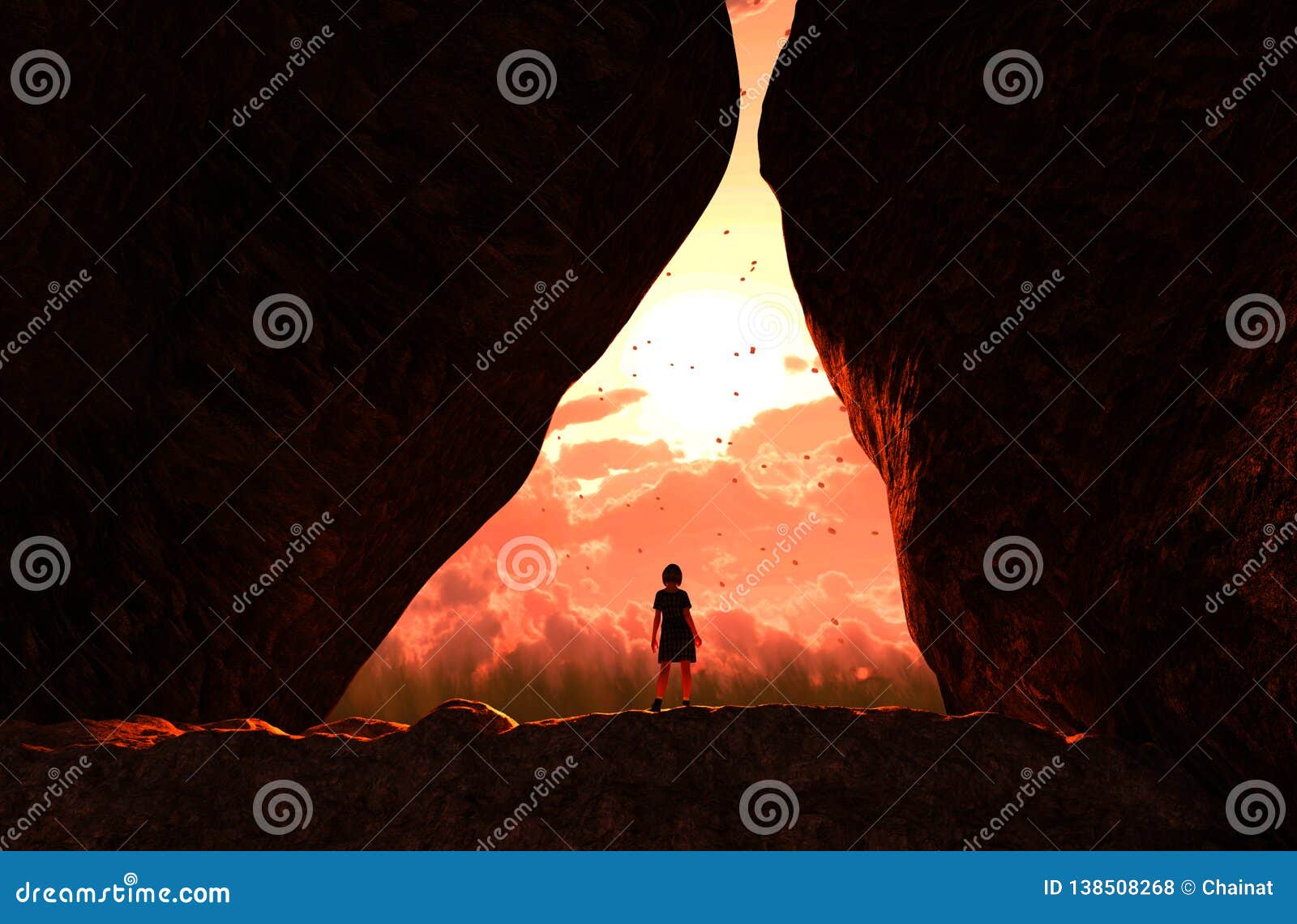 An Exit Of A Cave Royalty-Free Stock Photo | CartoonDealer.com #350191887