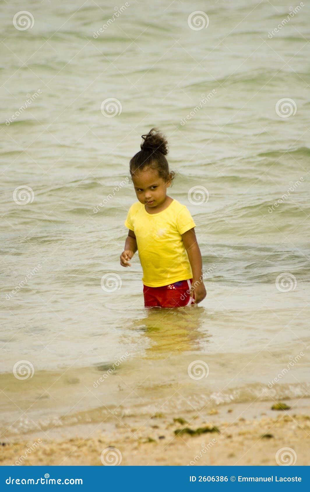 Girl in the water stock photo. Image of water, play, ocean - 2606386