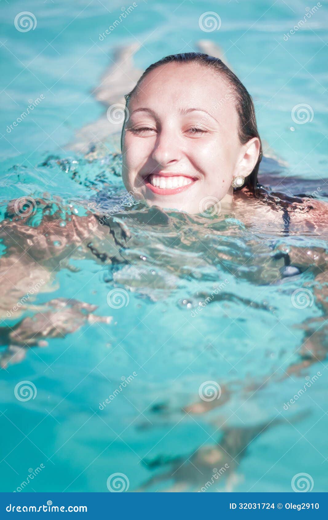 Girl in water stock photo. Image of freedom, summer, nature - 32031724