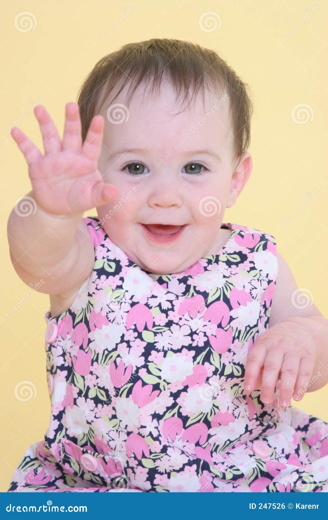 Child Waving Hello
