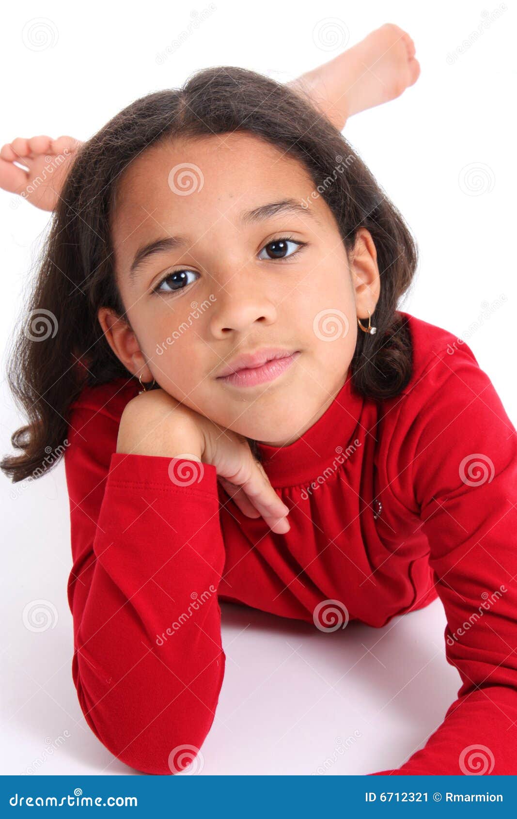 Girl on White Background stock image. Image of child, inside - 6712321