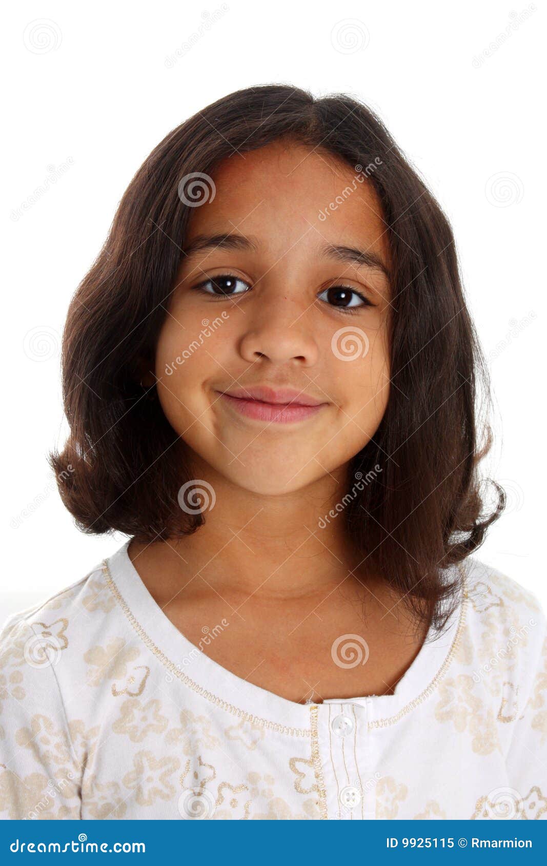 Girl on White Background stock image. Image of adorable - 9925115