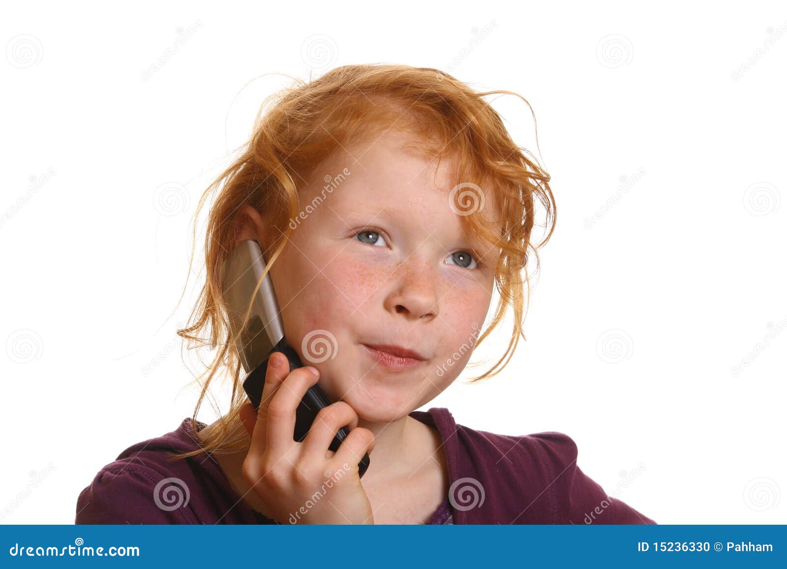 Girl wiht cell phone stock photo. Image of communicate - 15236330