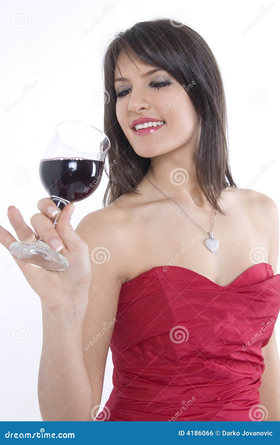 Girl and wine stock photo. Image of sensuality, beauty - 4186066