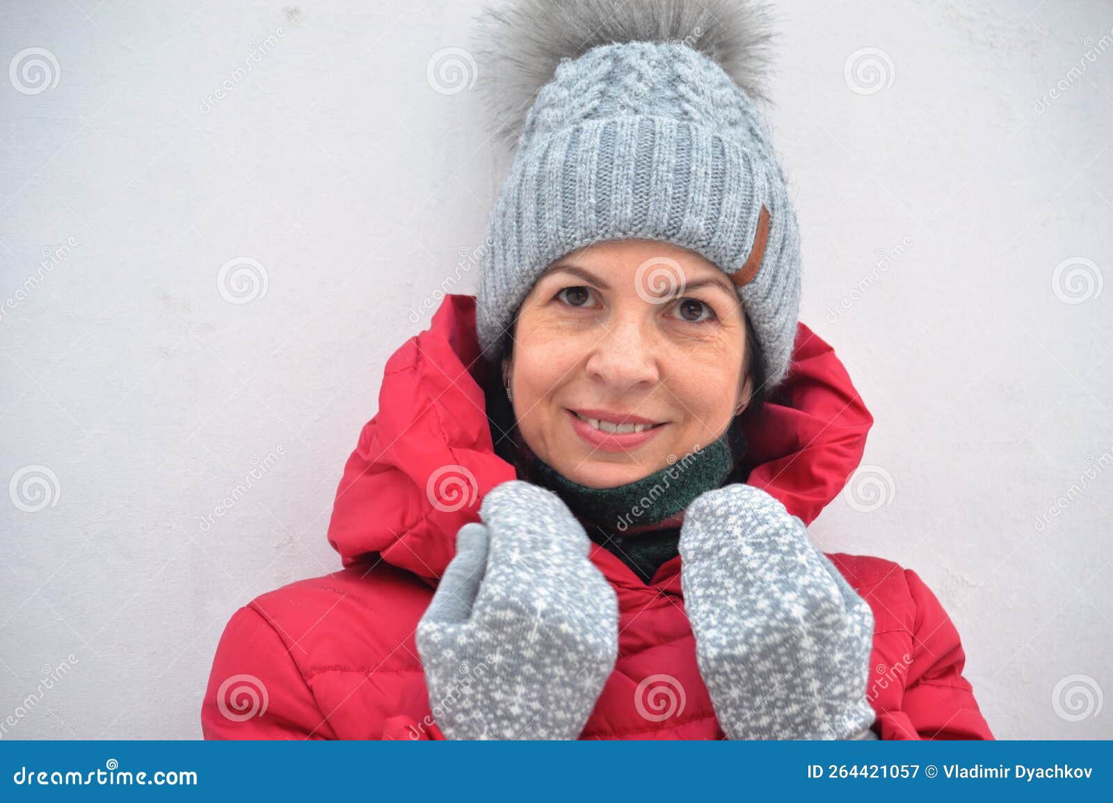 Girl in winter clothes stock image. Image of beauty - 264421057
