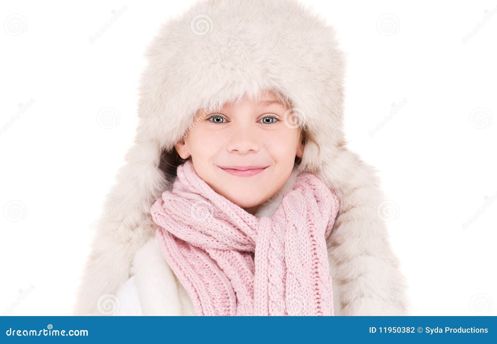 Girl in winter hat stock photo. Image of face, expression - 11950382