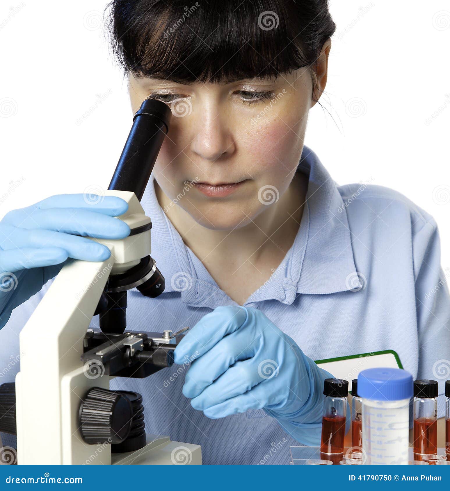 Girl Working at the Laboratory Stock Photo - Image of university ...