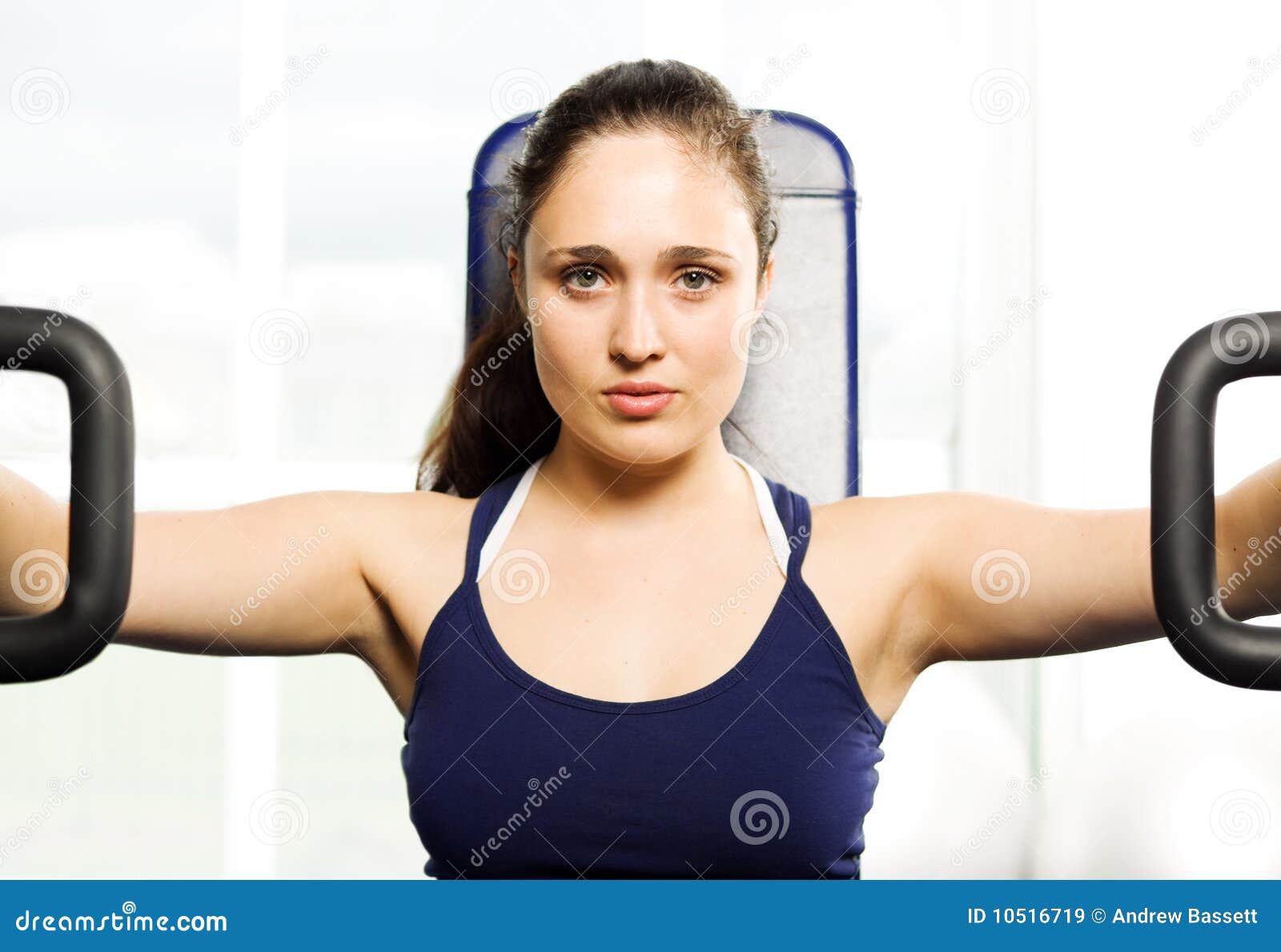 Girl Working Out in the Gym Stock Image - Image of women, pretty: 10516719