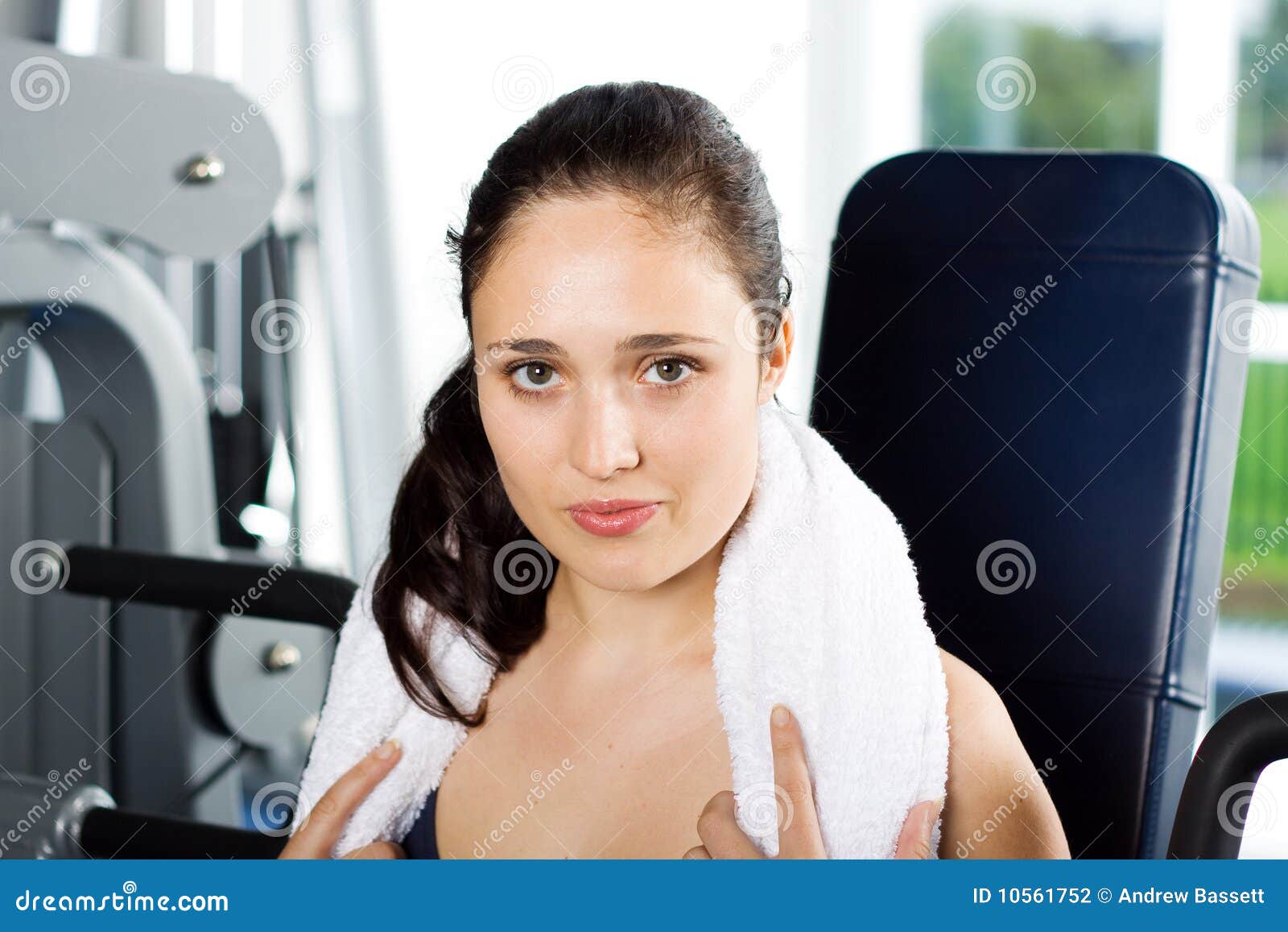 Girl Working Out in the Gym Stock Photo - Image of sports, healthy ...