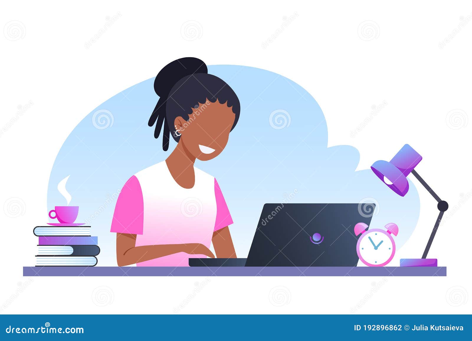 Laptop, Work Processes And Connections. Stock Image | CartoonDealer.com ...