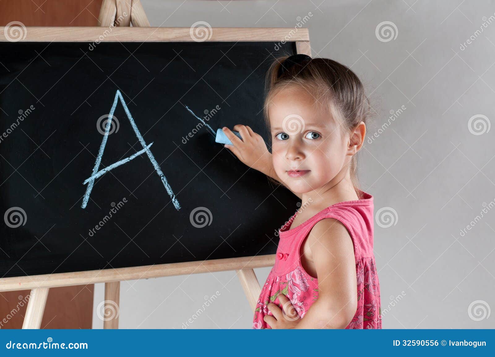Girl writing stock photo. Image of learn, student, academic - 32590556