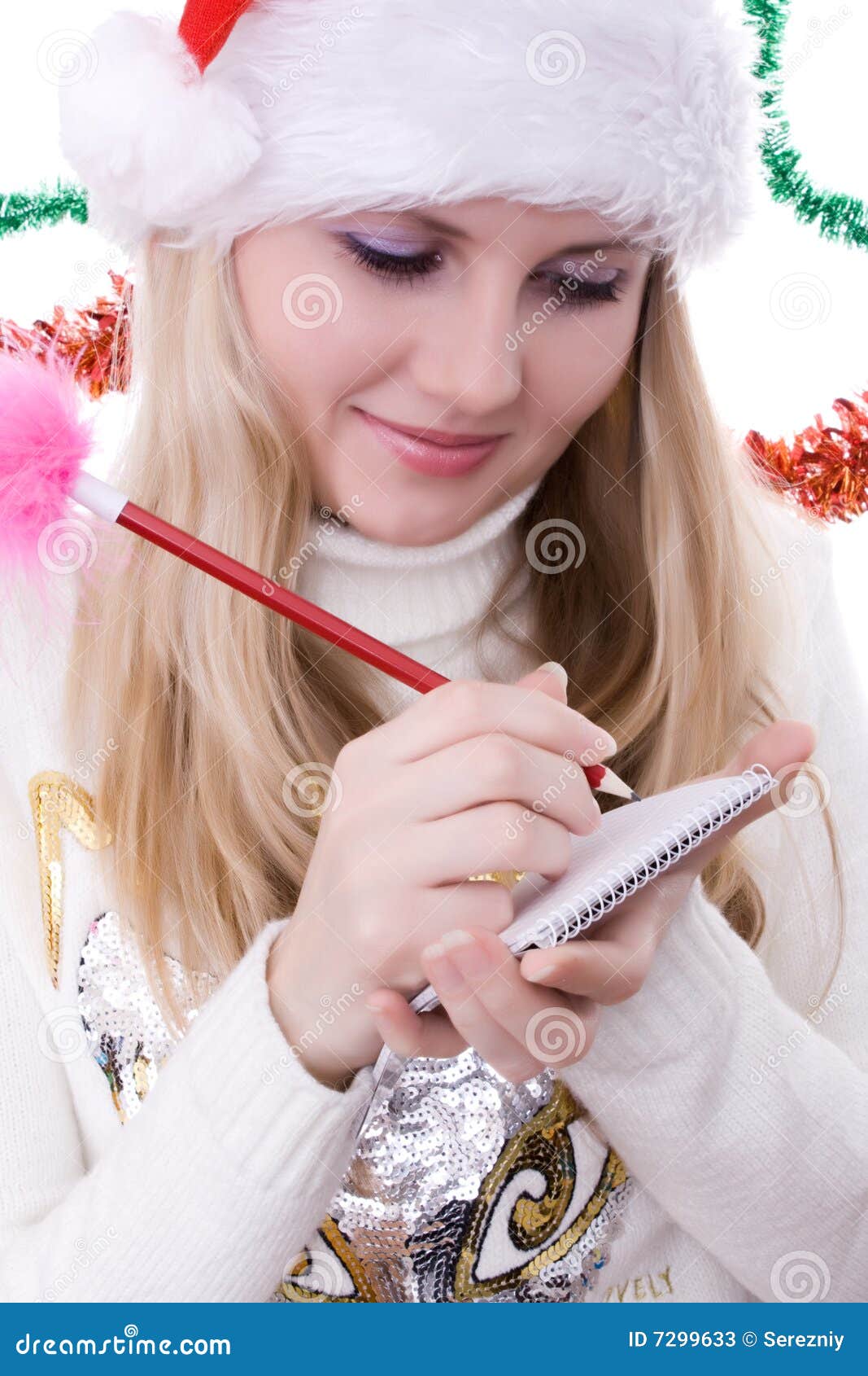 Girl writting stock image. Image of book, home, girl, notepad - 7299633