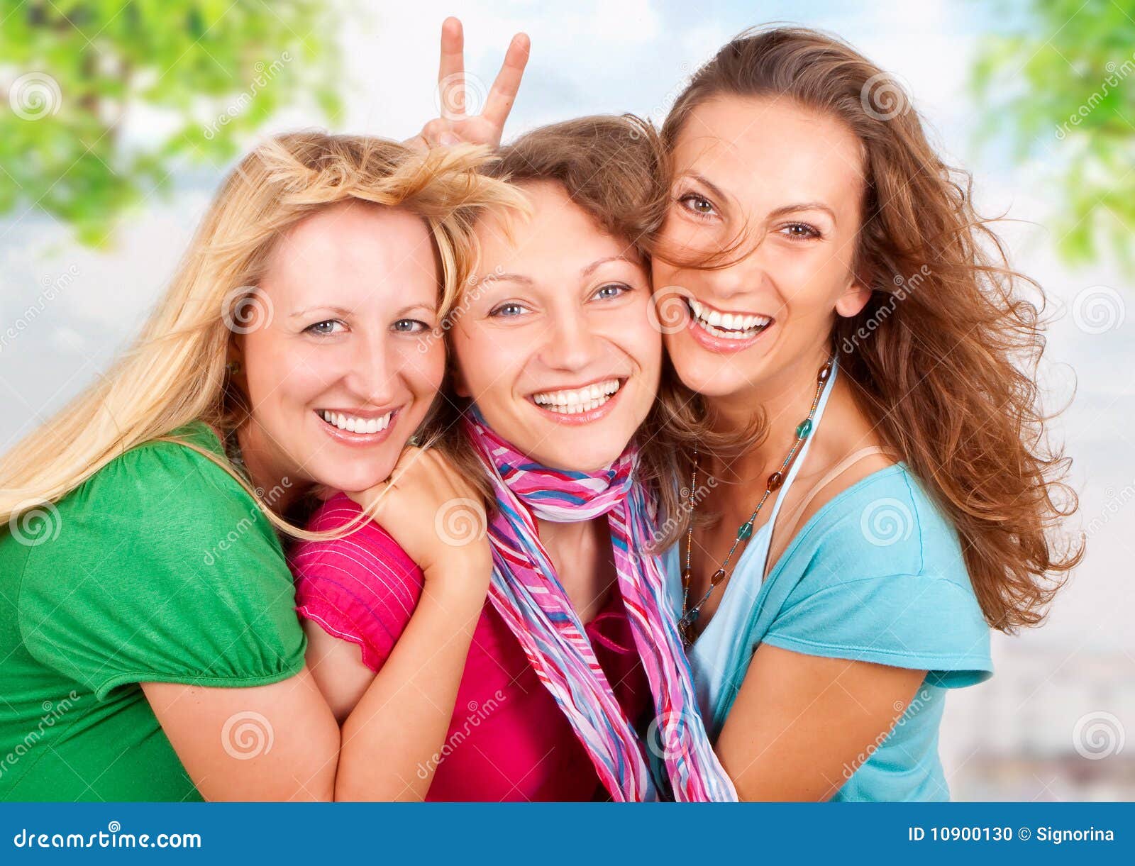 Girlfriends 2 stock photo. Image of outdoors, friendship - 10900130