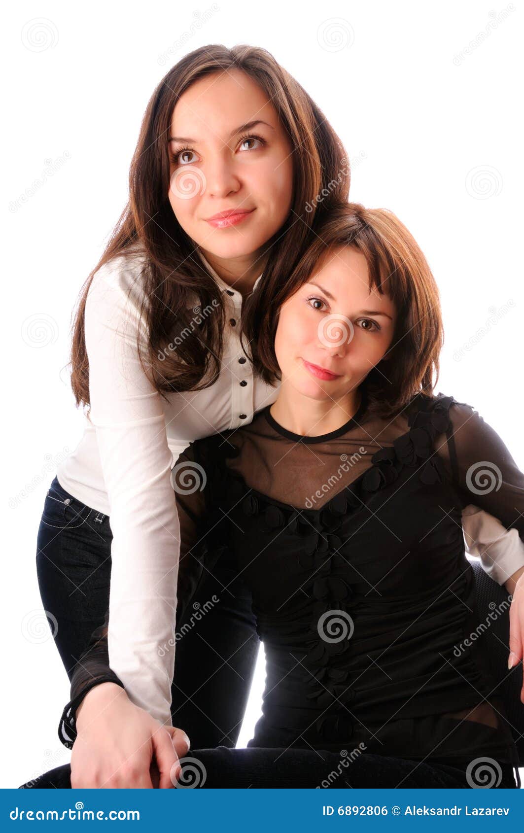 Girlfriends stock photo. Image of love, adult, isolated - 6892806