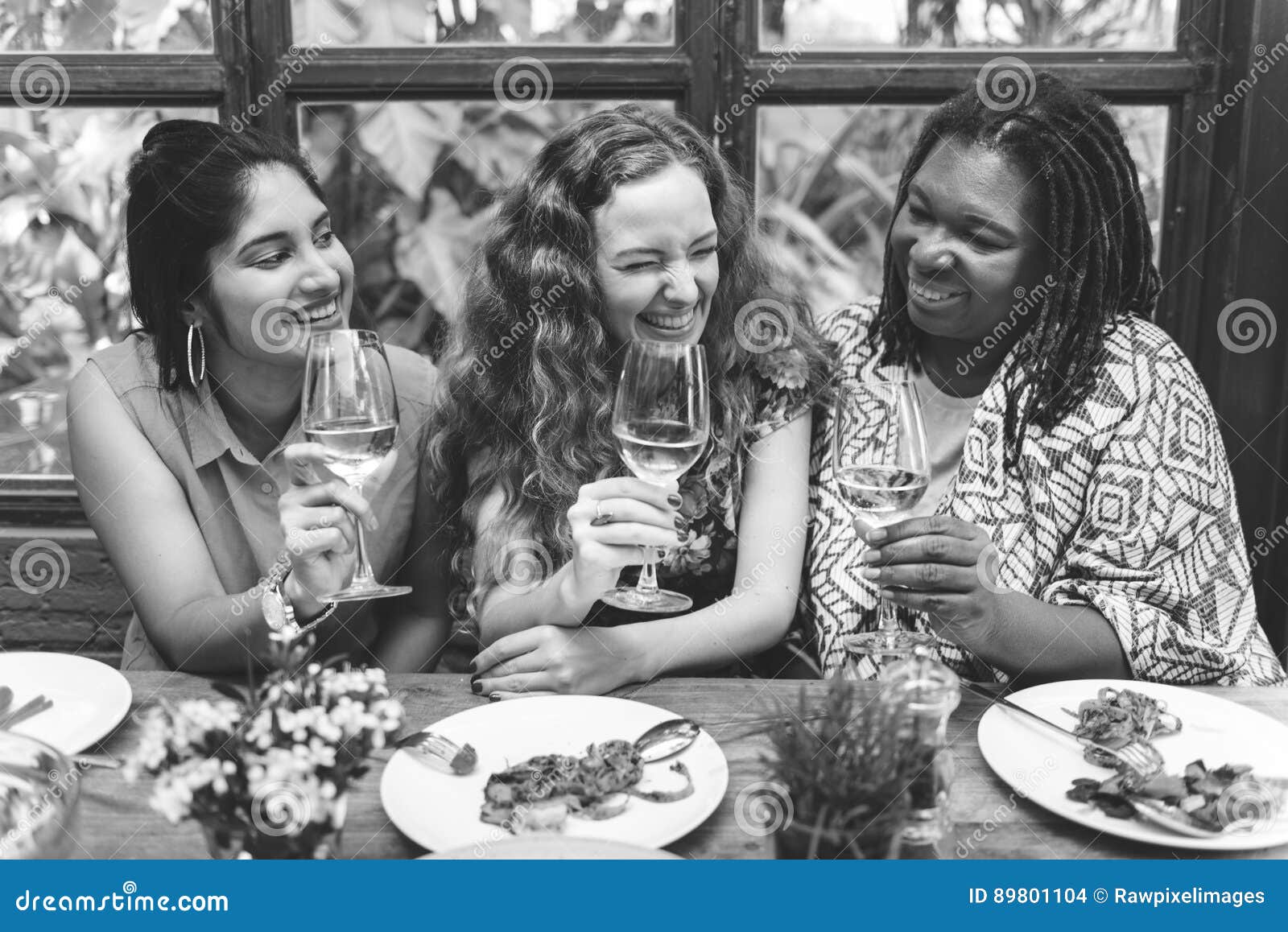Girlfriends Meetup Hangout Dining Concept Stock Photo - Image of group ...