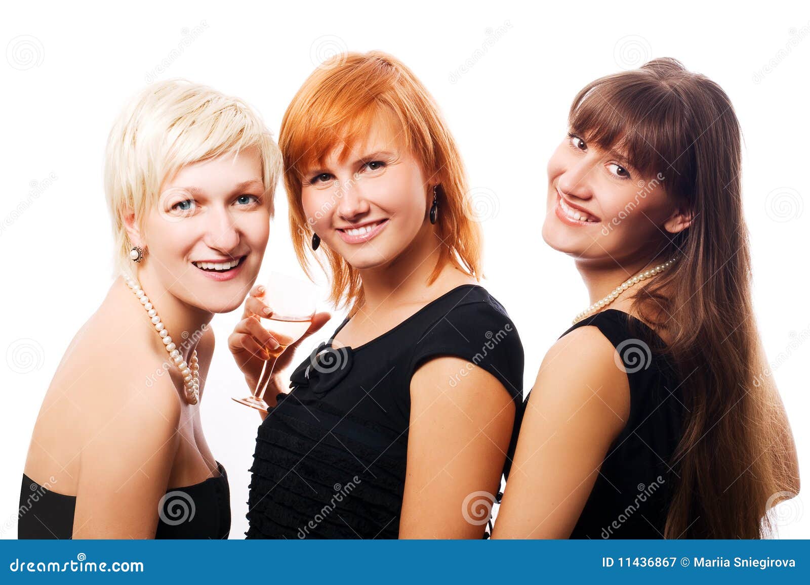Girlfriends on the party stock image. Image of grape - 11436867