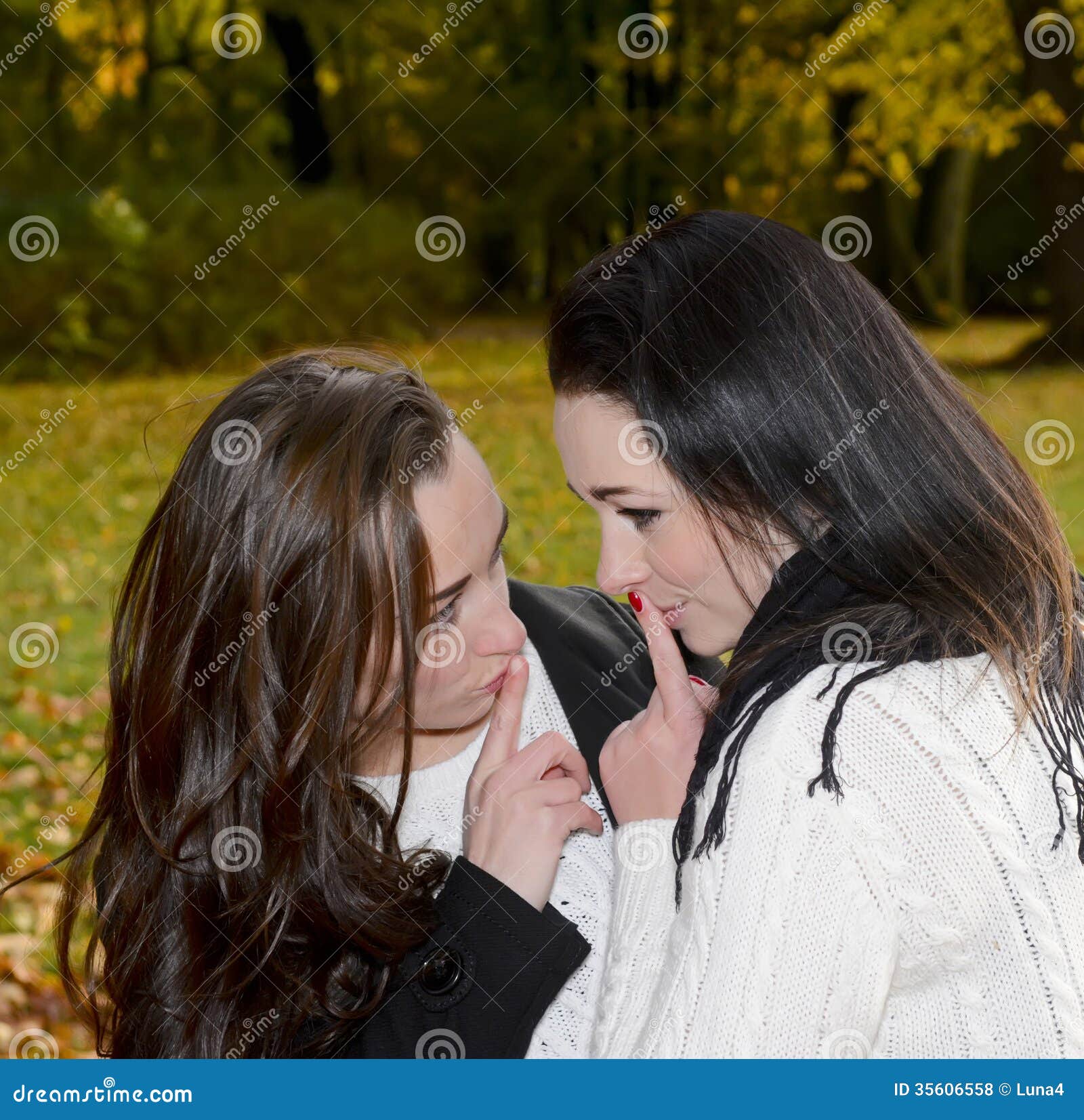Girlfriends secret stock photo. Image of jointly, mystery - 35606558