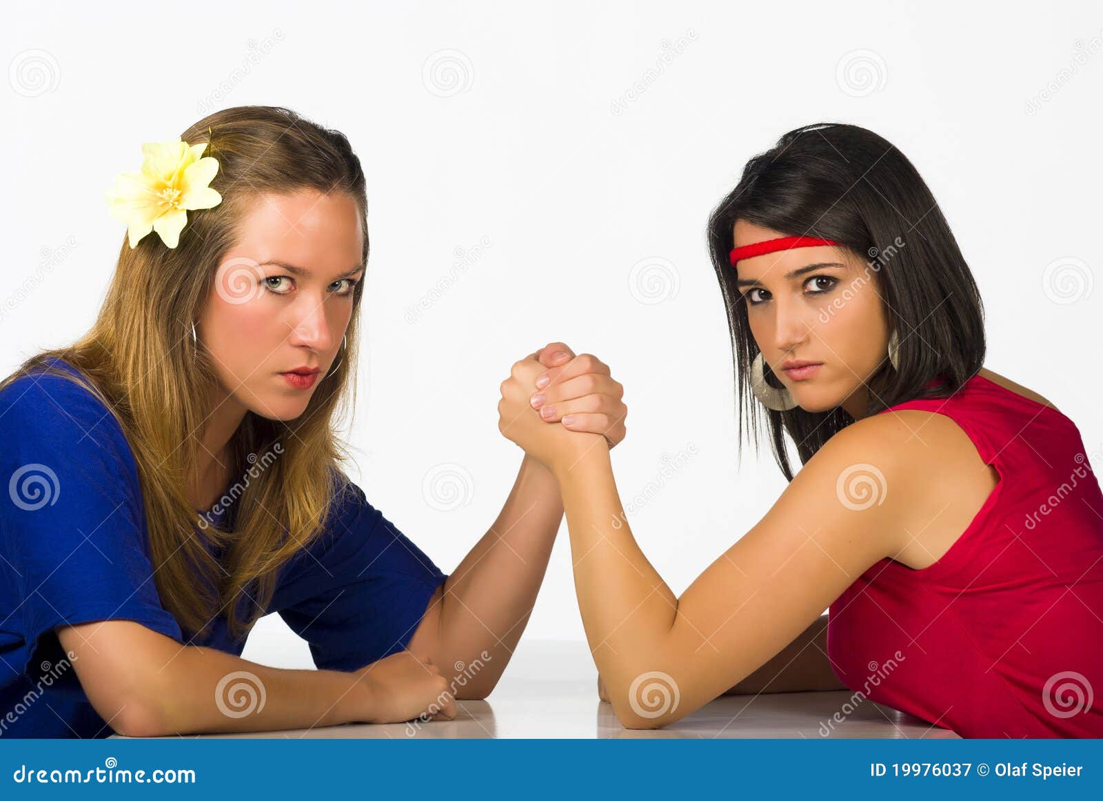 Girlie competition stock image. Image of compete, contrast - 19976037