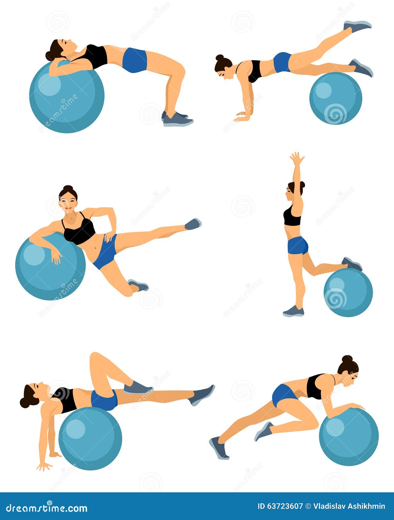 Fitball Stock Photo | CartoonDealer.com #357439380