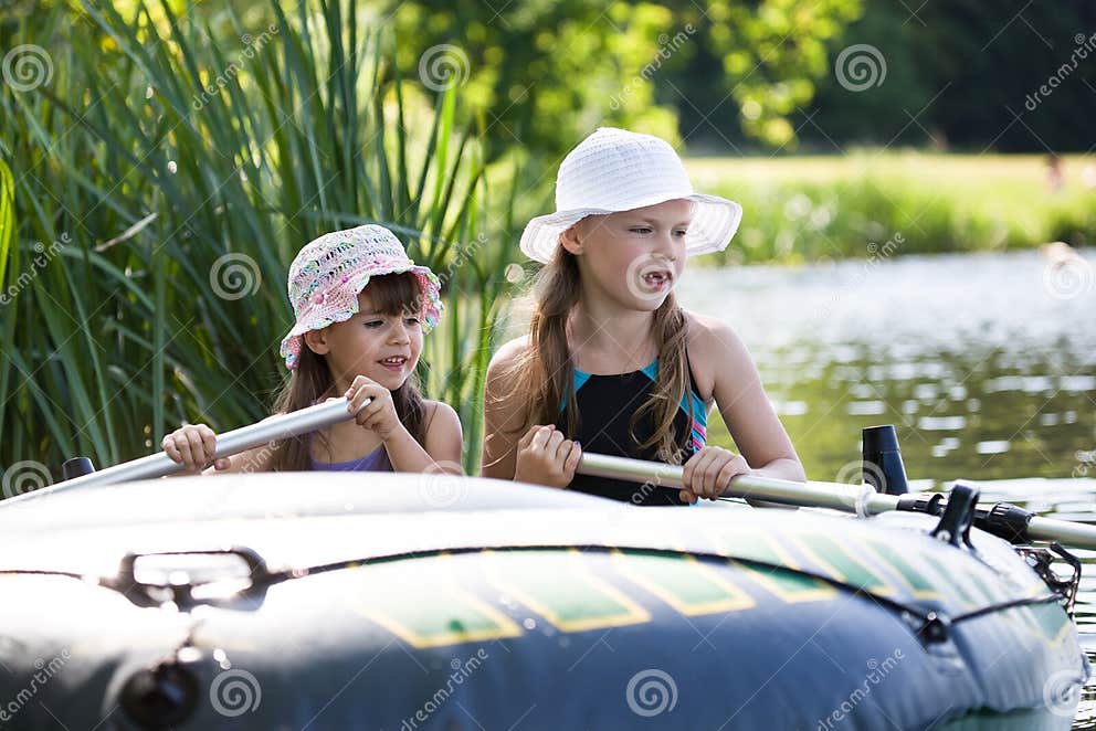 Girls on boat stock photo. Image of summer, girls, water - 25273640