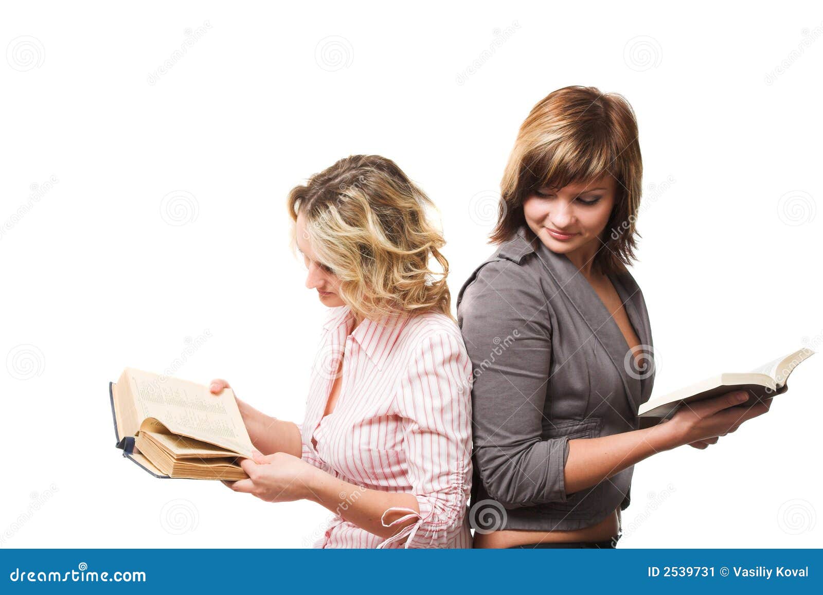 Girls with books stock image. Image of adult, people, literature - 2539731