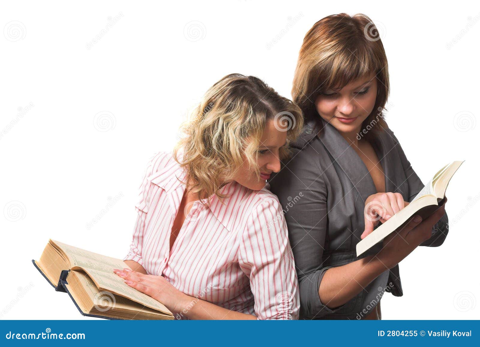Girls with books stock image. Image of reading, hand, person - 2804255