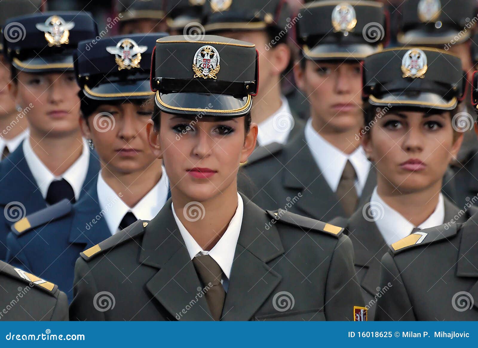 Girls cadet unit editorial image. Image of promotion - 16018625