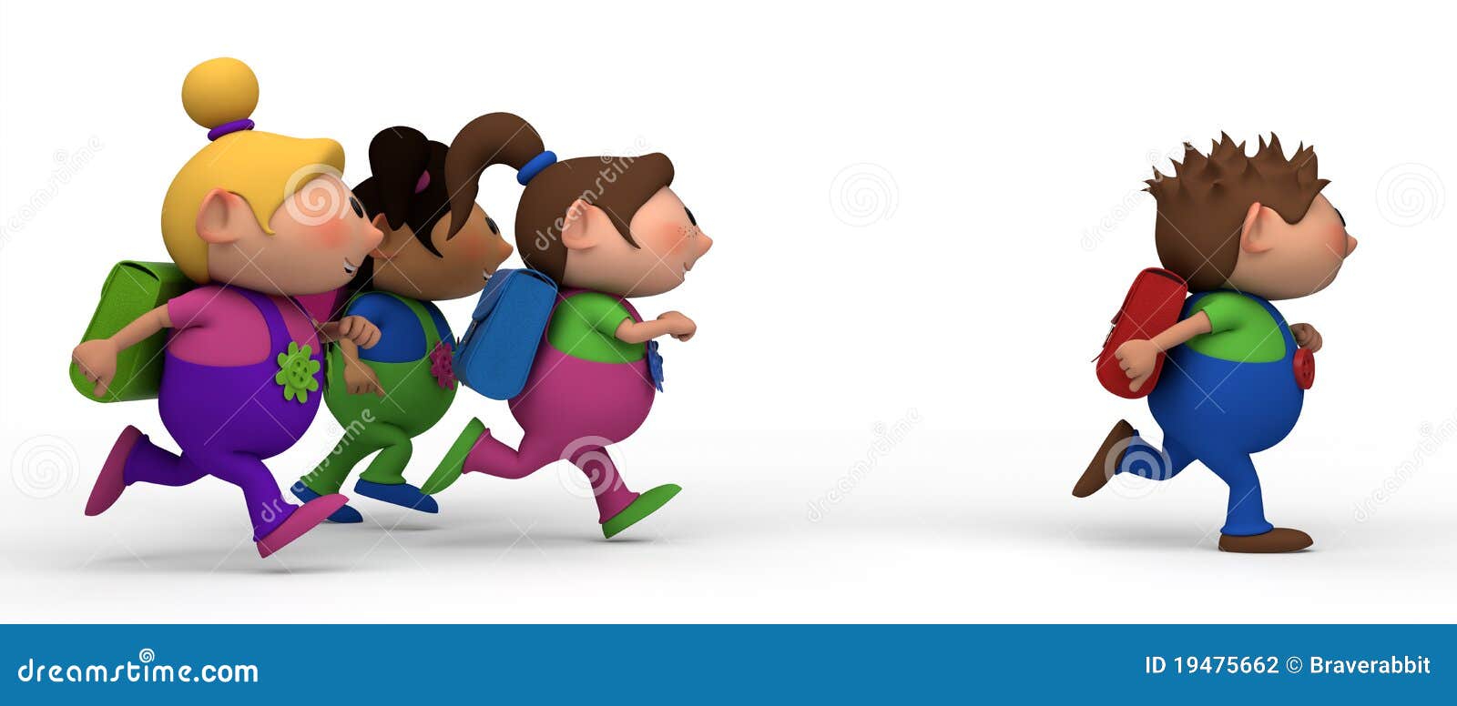 Girls Chasing Boy Stock Illustrations – 12 Girls Chasing Boy Stock ...