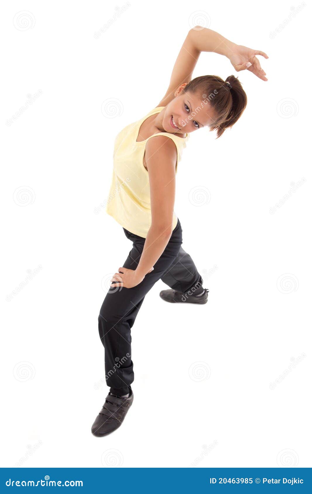 Girls dancing stock image. Image of white, dancing, smiling - 20463985