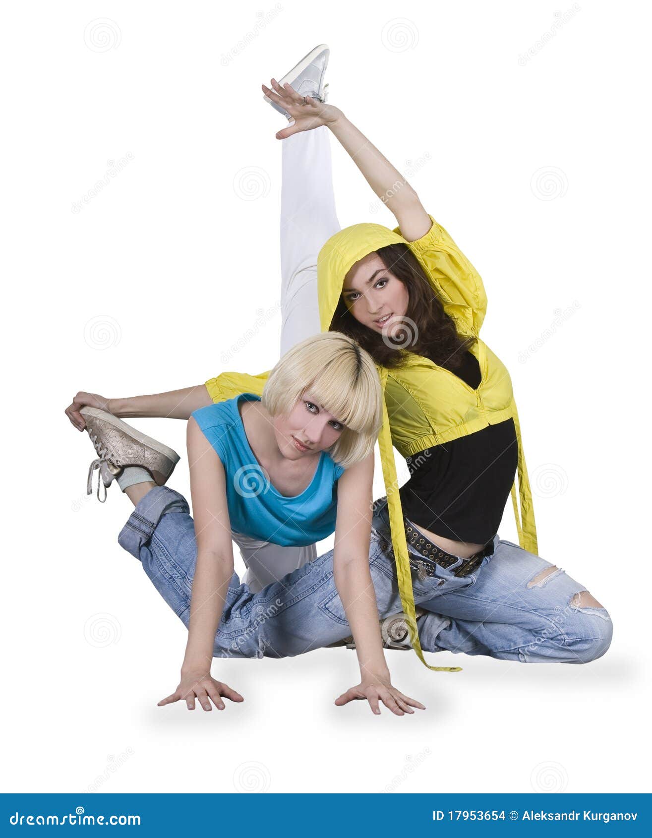 Girls Dancing Breakdance in Action Stock Photo - Image of people, dance ...