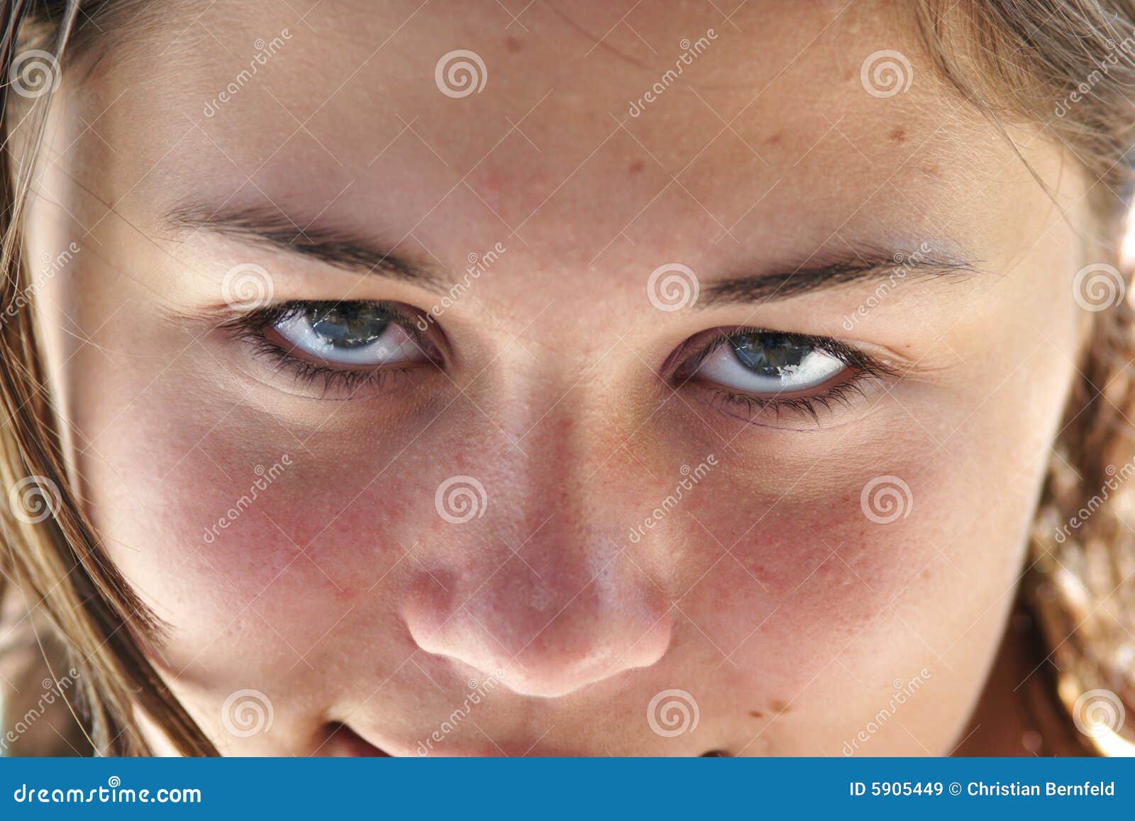 Girls eyes stock image. Image of eyes, teenager, beautiful - 5905449