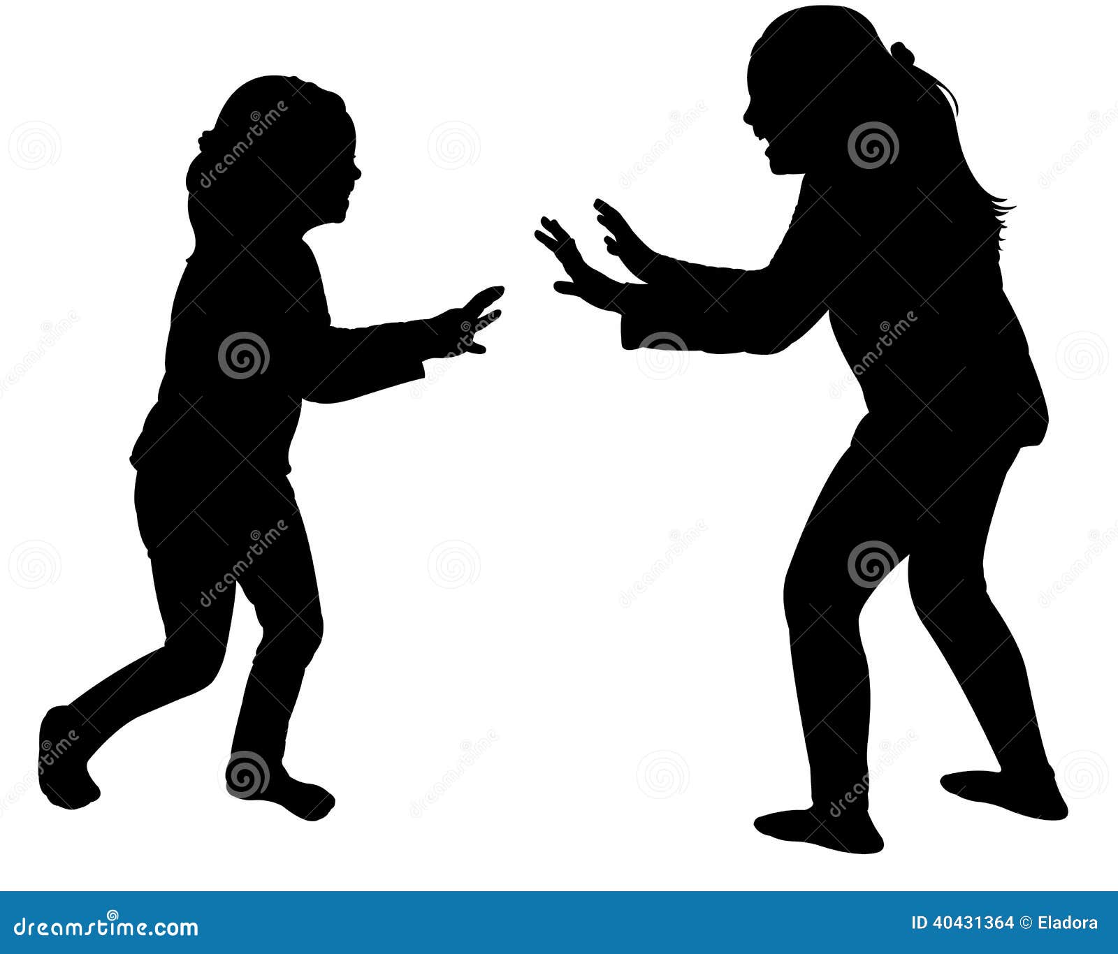 Girls Fighting Clipart