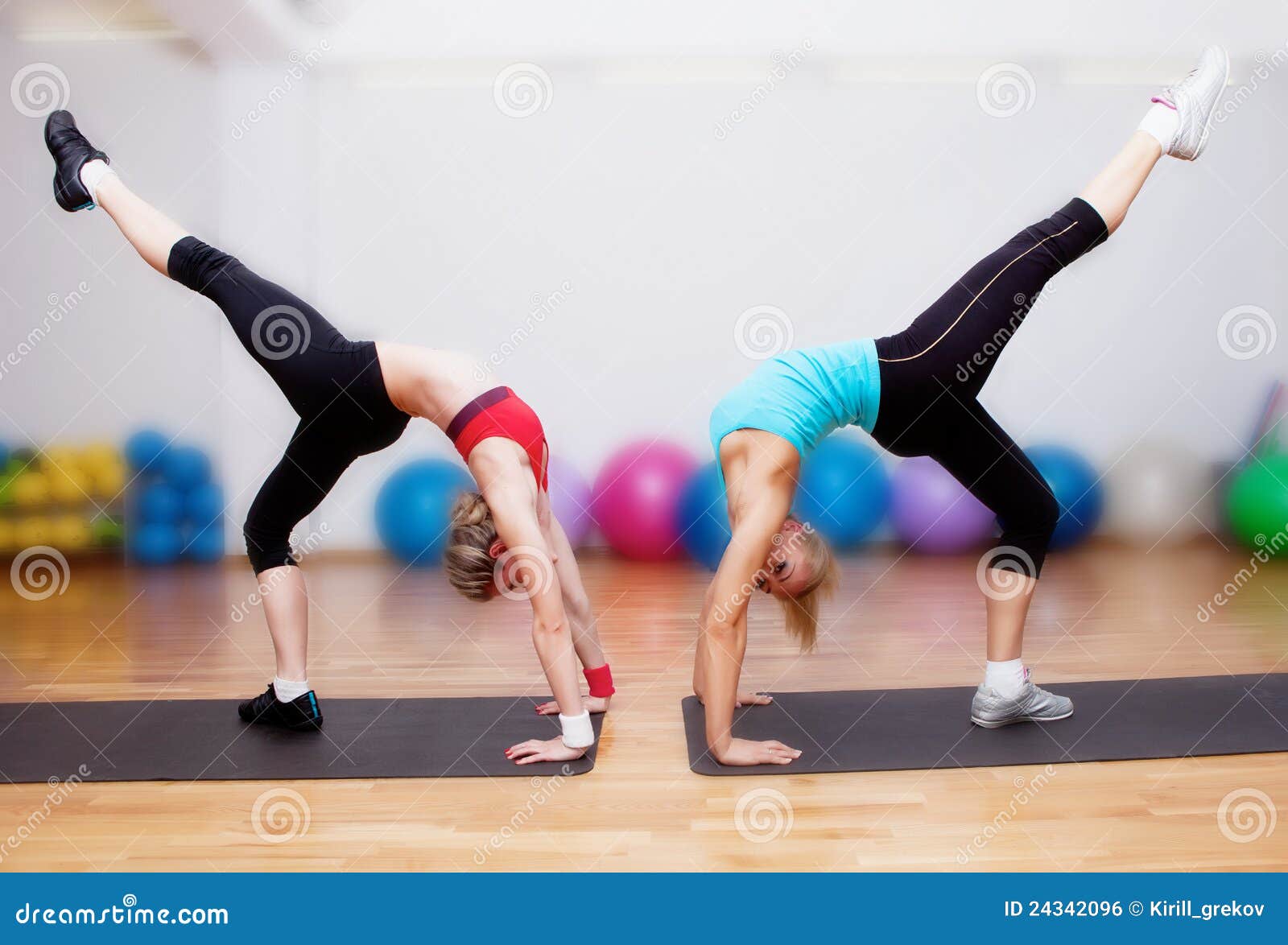 Girls on fitness training stock photo. Image of girl - 24342096