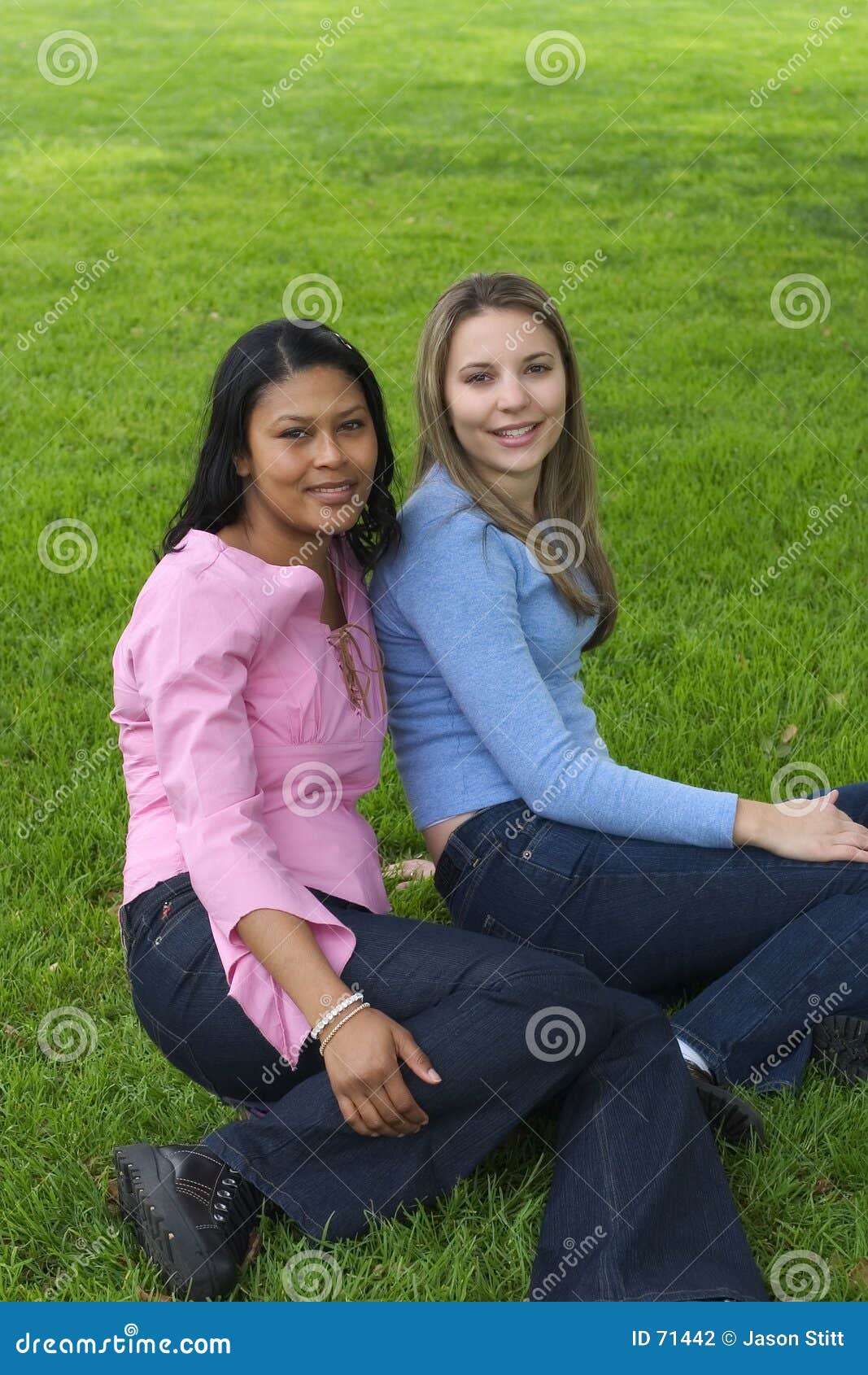 Girls Friends stock photo. Image of grass, pretty, woman - 71442