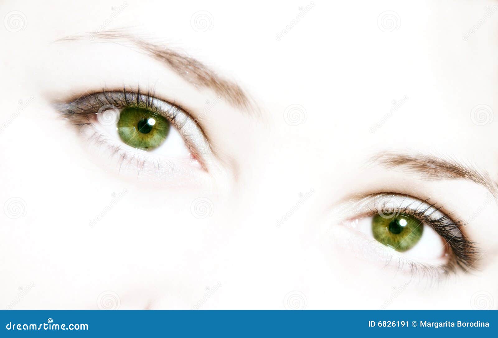 Girls green eys stock image. Image of close, beautiful - 6826191