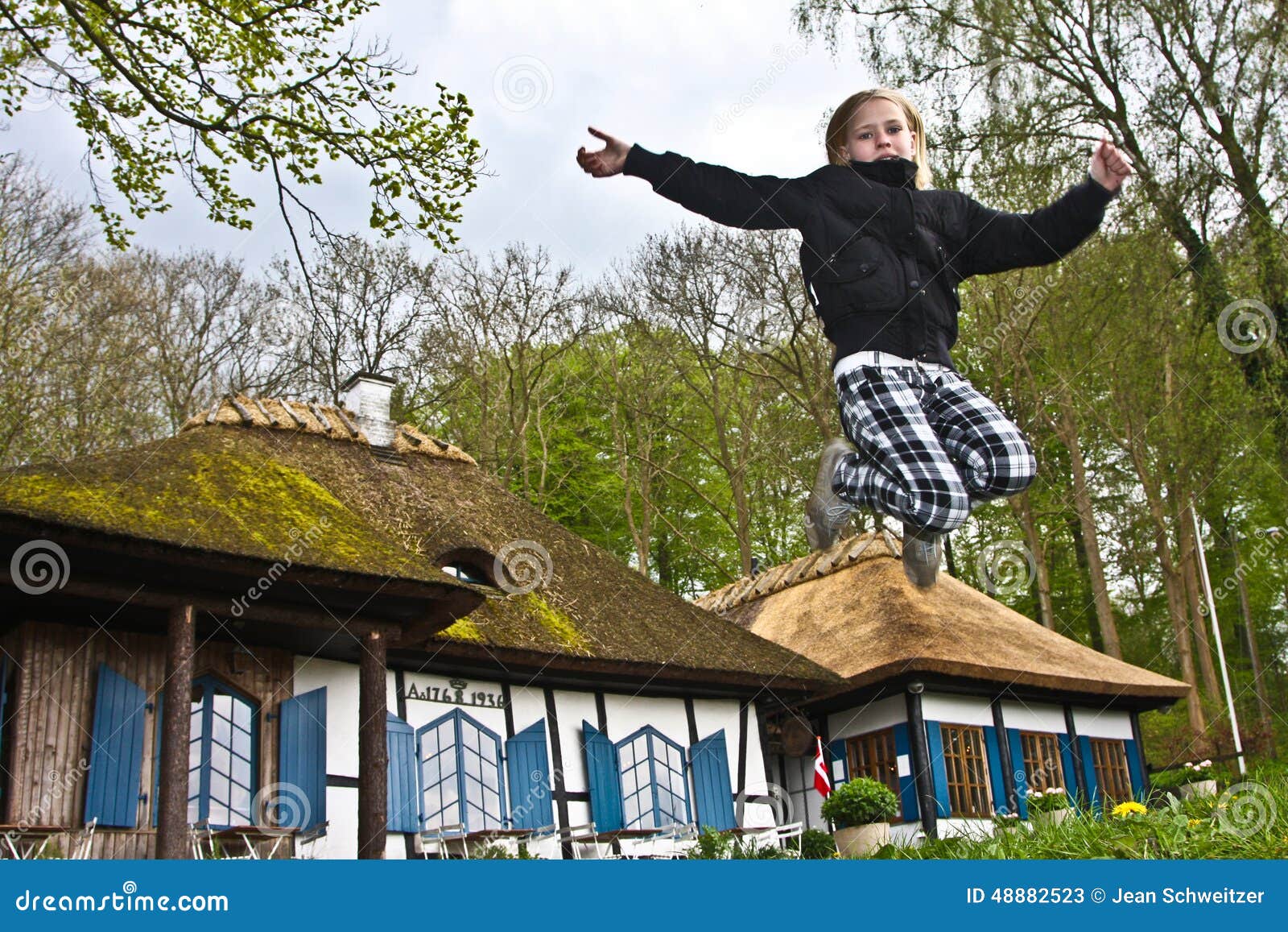 Girls stock image. Image of home, children, child, tree - 48882523