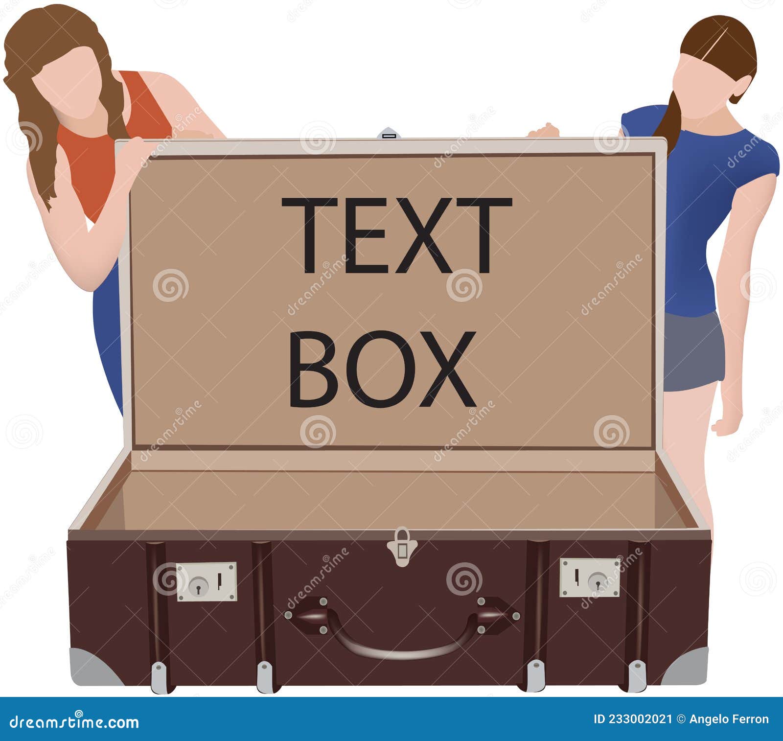 Girls Look Inside the Vintage Suitcase Girls Look Inside the Vintage ...