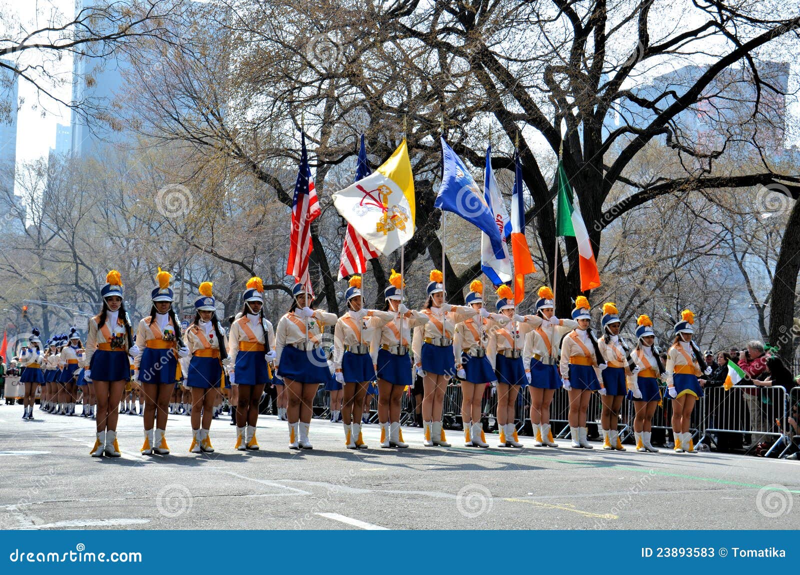 Girls Marching editorial stock photo. Image of girl, drum - 23893583