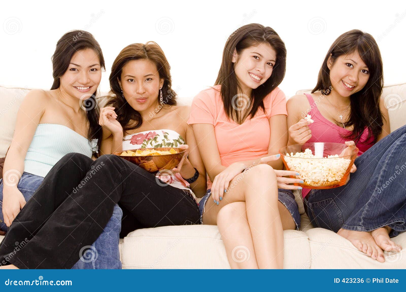 Girls Night in #4 stock photo. Image of beauty, casual - 423236