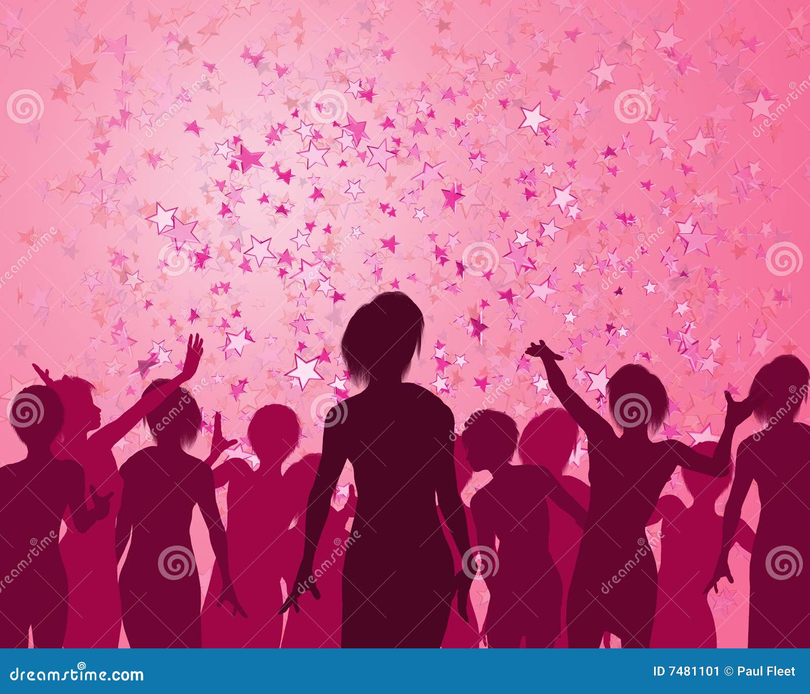 Girls Night Out Stock Image - Image: 7481101