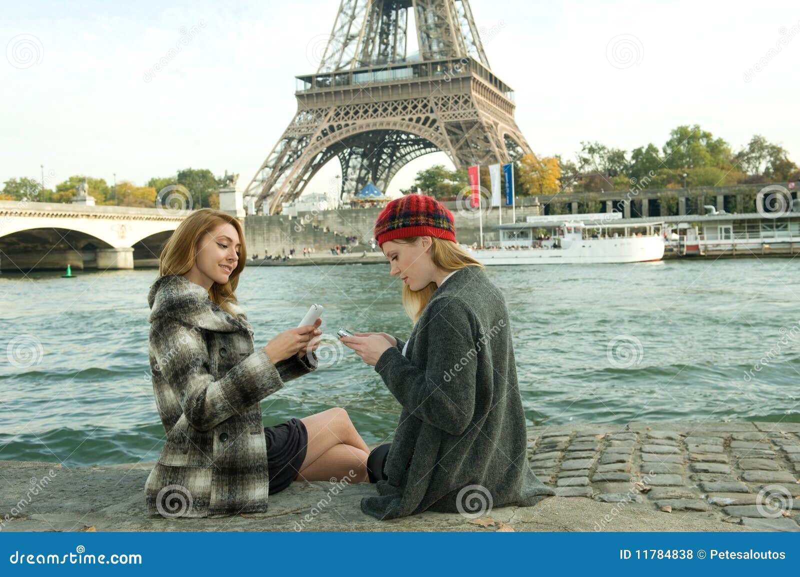 Girls in Paris stock photo. Image of poses, culture, lady - 11784838