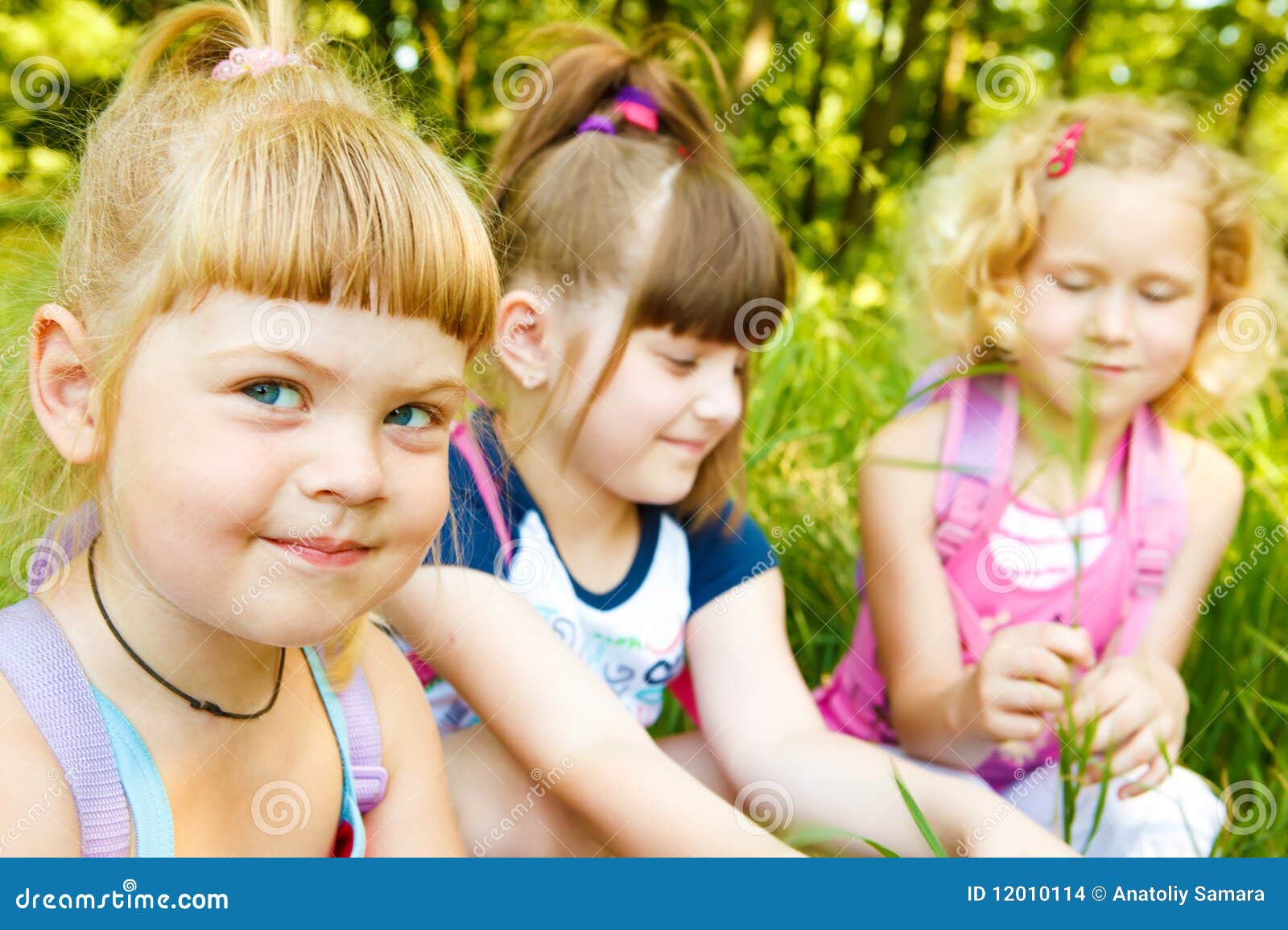 Girls in park stock photo. Image of outside, happiness - 12010114