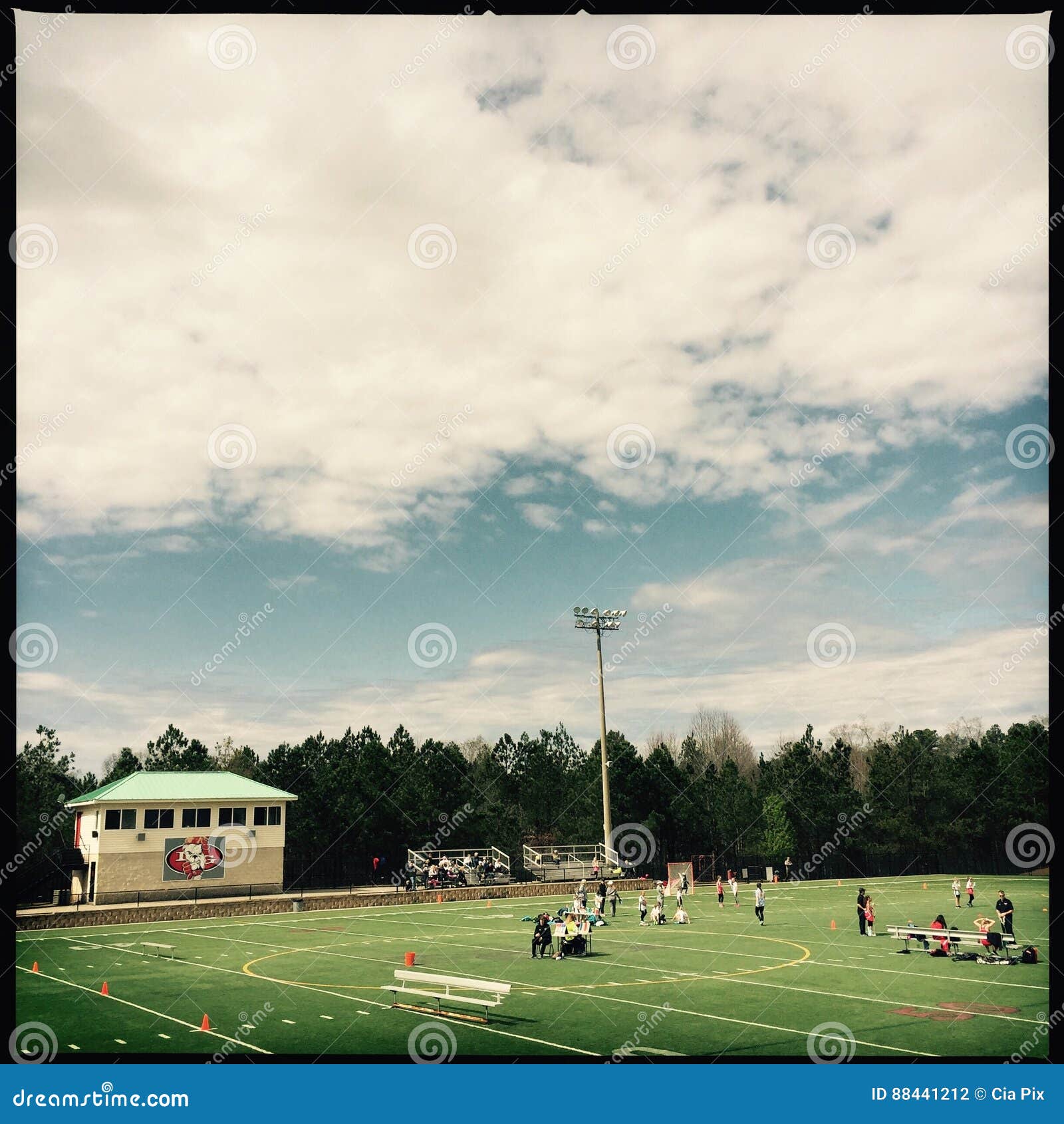 Girls Playing a Game of Lacrosse Editorial Photography - Image of pitch ...