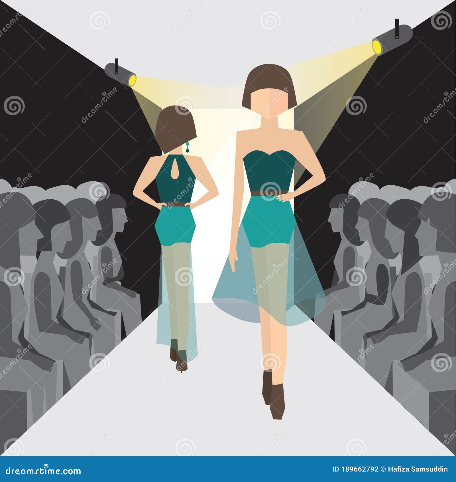 Ramp Walk Stock Illustrations – 69 Ramp Walk Stock Illustrations ...