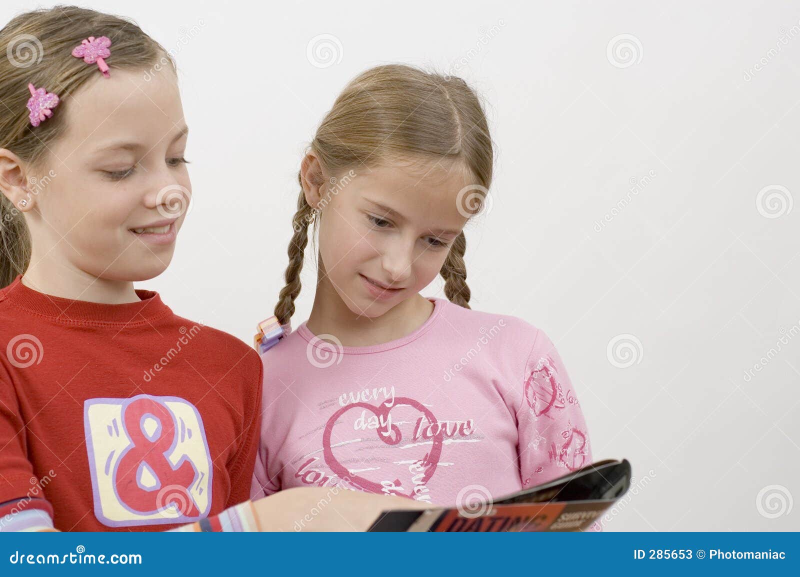 Girls / reading stock image. Image of friends, beautiful - 285653