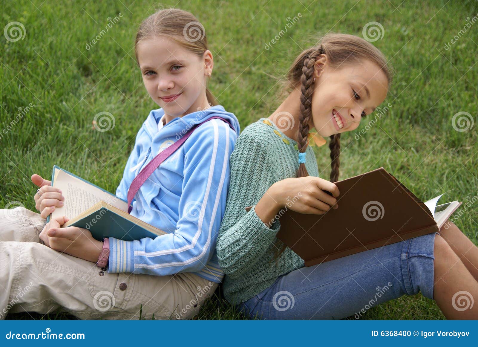 Two Girls Reading Books Tumblr