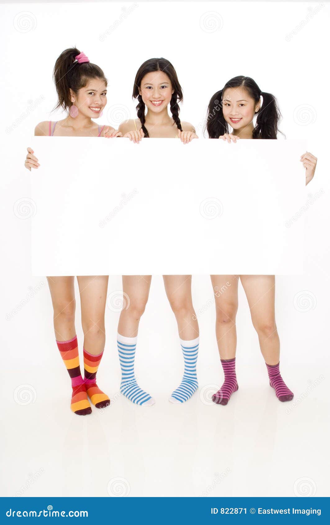 Girls and Sign stock image. Image of funky, space, pose - 822871