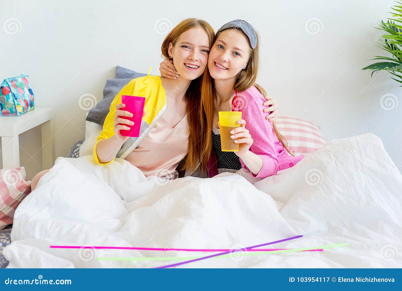 Girls at a sleepover stock image. Image of beauty, beautiful - 103954117